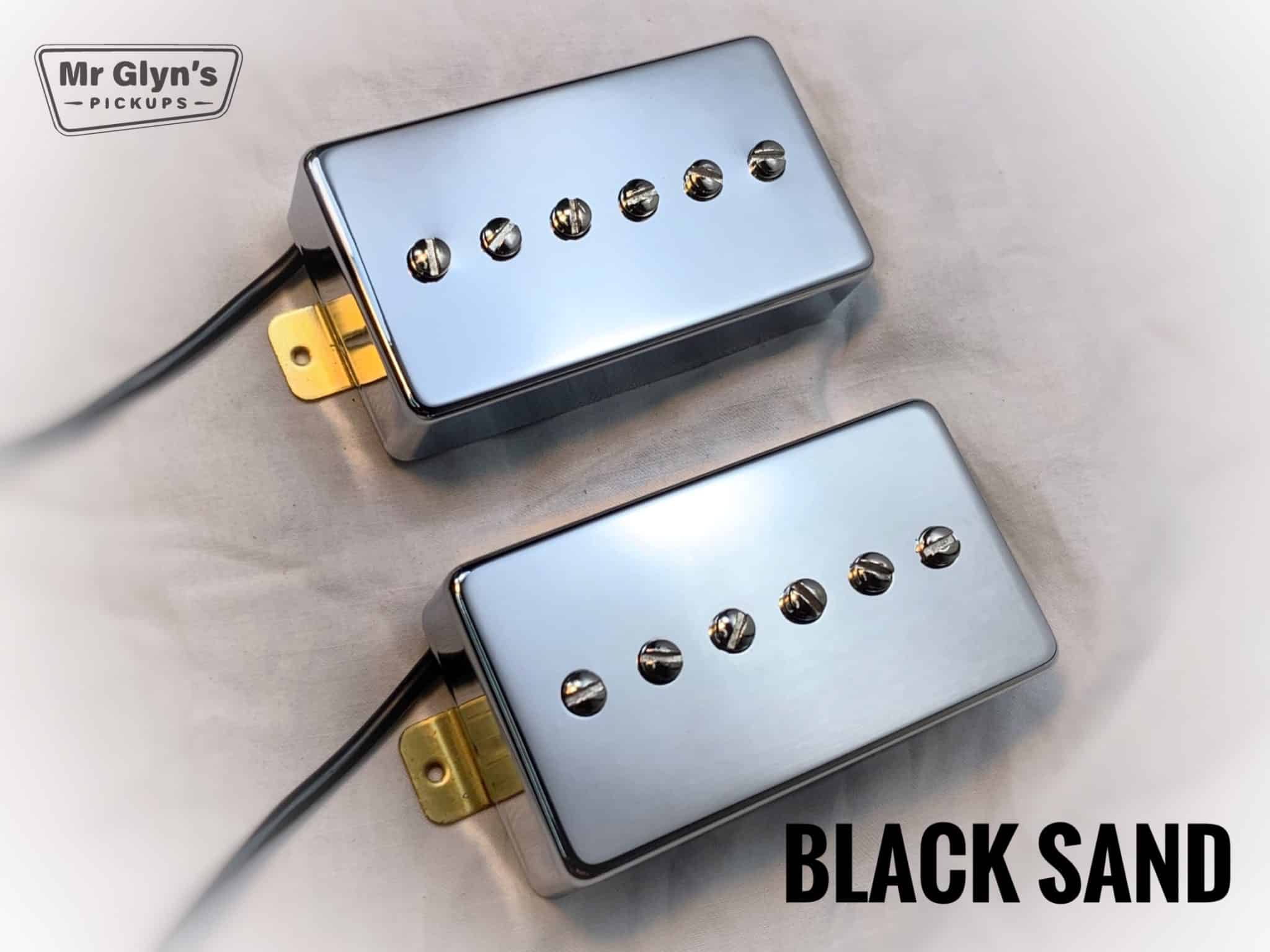Black Sand Humbucker sized P90 - clear with a touch of grit