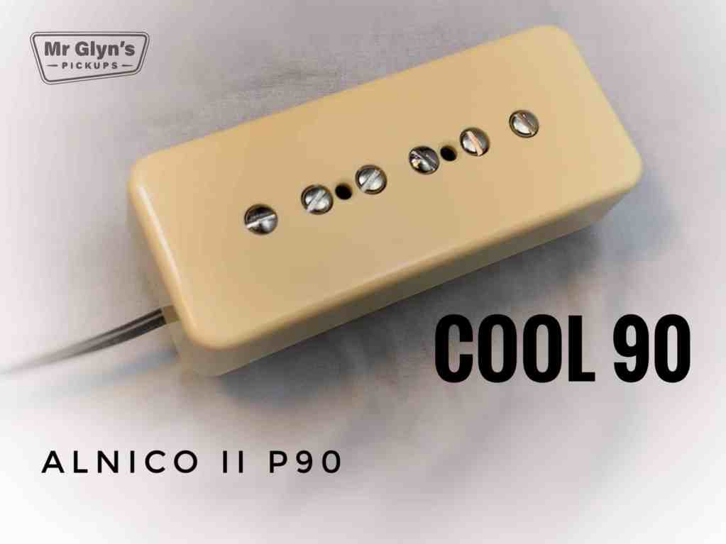 Cool 90,clear balanced P90 alnico 2 set by Mr Glyns Pickups